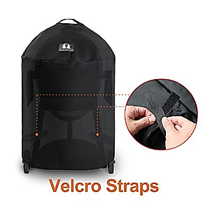 SUPJOYES 6755 Grill Cover for Char Griller, Akorn Kamado Kooker Grill Cover, Heavy Duty Waterproof Grill Covers