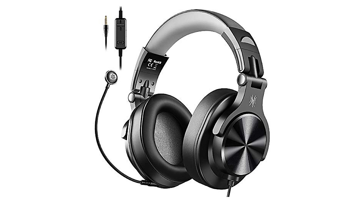 OneOdio A71 Wired Gaming Headphones with Microphone & Stereo Sound