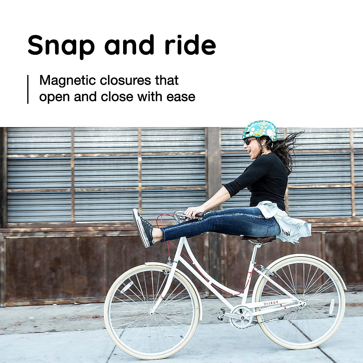 Nutcase, Street, Adult Bike and Skate Helmet with MIPS Protection System for Road Cycling and Commuting, Delicate Flower Reflective MIPS, Large