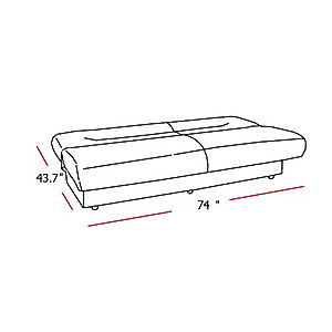 Istikbal-Furniture Expo Max 3 Seat Sleeper - Naturale Brown