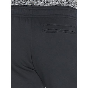Under Armour Men's Rival Fleece Shorts, Black (001)/Onyx White, X-Small