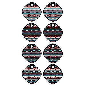 MightySkins Skin Compatible with Samsung Galaxy SmartTag (4 Pack) - Southwest Stripes | Protective, Durable, and Unique Vinyl Decal wrap Cover | Easy to Apply and Change Style | Made in The USA