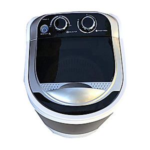 TOYTEXX INC & DESIGN Intexca US Electric Mini Portable Compact Washing Machine for Children, Camping, Dorm - Black Color