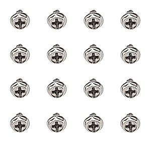 OSALADI Computer Supply 100 PCS Computer Power Supply Screw Computer Accessory Accessories Computer Part Screw for PCI Slot Chassis hot dip Galvanized Various Screw Computer Case Fastener
