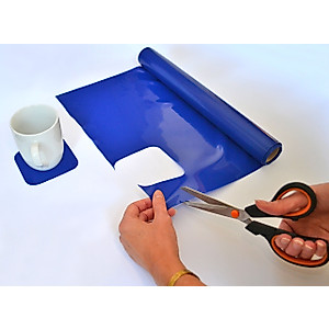 SP Ableware Tenura 100 Percent Silicone Non-Slip Roll, 6.5 Feet Length x 7.75 Inches Width - Blue (753762202)