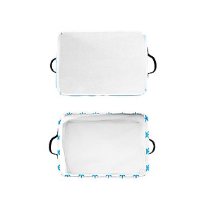 ZAACUSTOM Personalized Storage Bins with Name for Organizing Babys Boys and Girls Toys, Custom Kids Storage Basket Boxes Cubes Organizer with Handles for Shelf Closet Nursery, 1 Pack