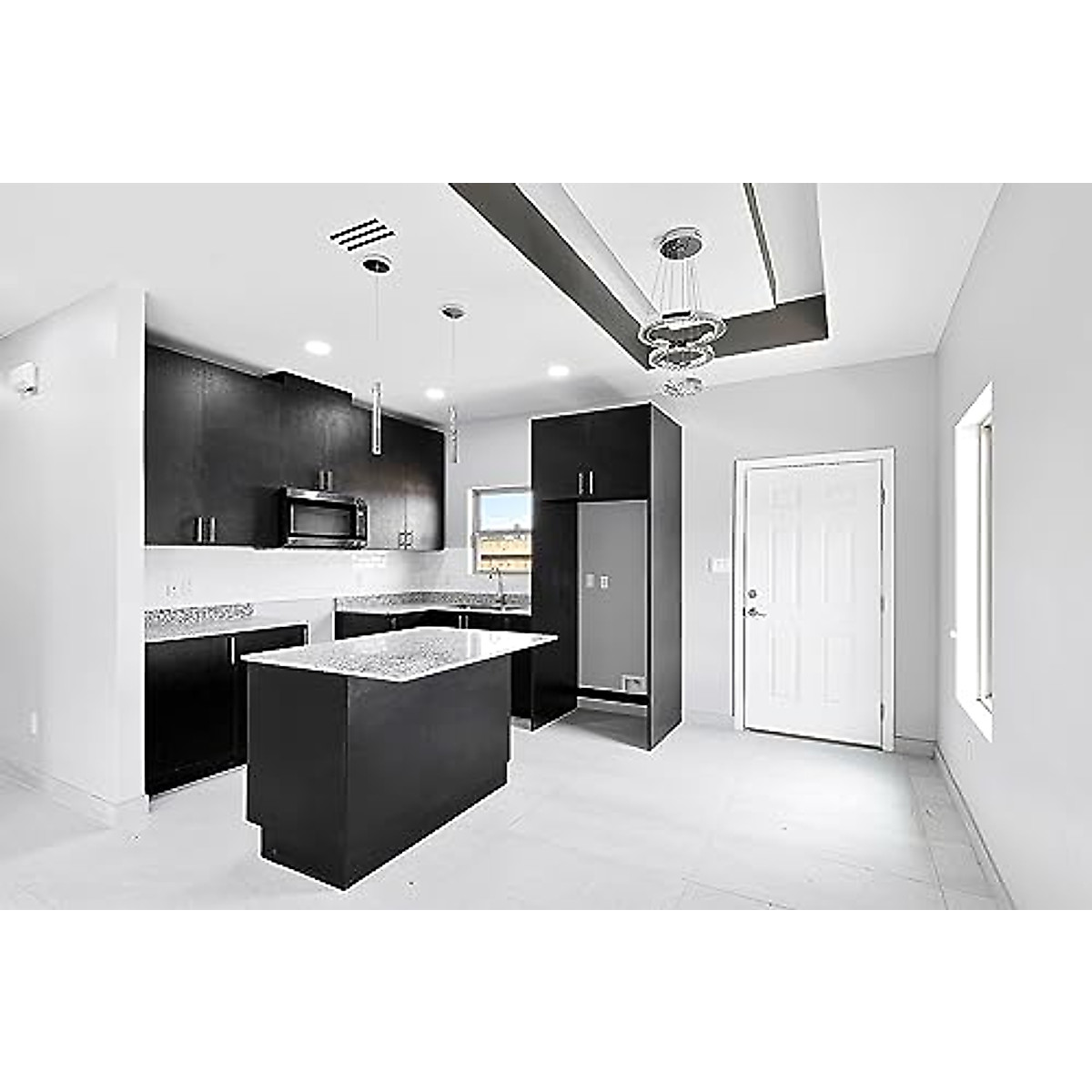 BUILDMART - 10x4 Modern AC Vent Cover - Decorative White Air Vent - Standard Linear Slot Diffuser - Register Grille for Ceiling, Walls & Floors - Texas Buildmart