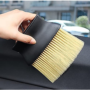 Auto Interior Dust Brush, Car Cleaning Brushes Duster, Soft Bristles Detailing Brush Dusting Tool for Automotive Dashboard Interior, Exterior, Skylight, Leather