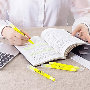 Mr. Pen- Gel Highlighters, Bible Highlighter, Pack of 20, No Bleed Highlighter, Yellow Highlighters, Dry Highlighter, Bible Study Highlighter, Bible Journaling Supplies, Bible Markers for Tabs