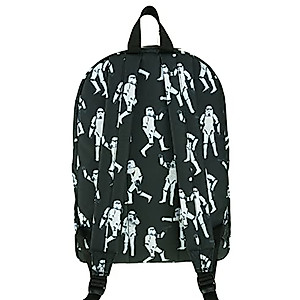 KBNL Star Wars -Storm Trooper Deluxe All Over Print Backpack - 64957, Black