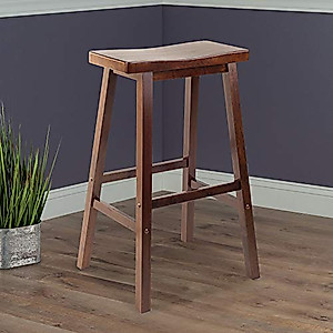 Winsome Satori Bar Stool, 29", Walnut