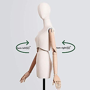 Mannequin Display Stand Female Mannequin Full Body Manikins Tailors Dummy Female Mannequin Torso Body Dress Form