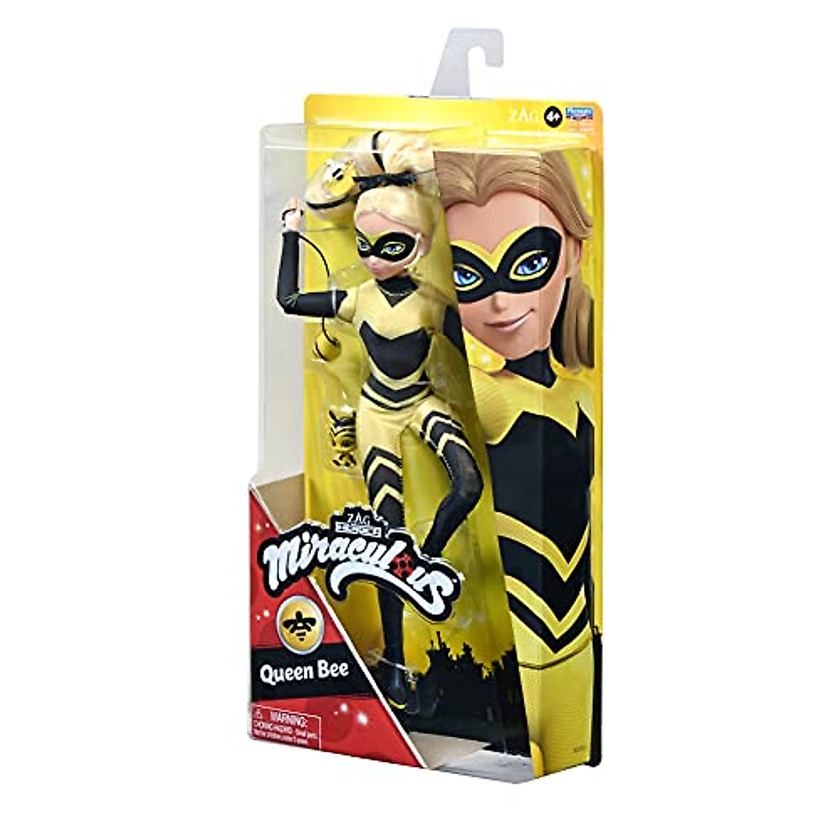 Miraculous Ladybug Queen Bee 10.5" Fashion Doll with Accessories and Pollen Kwami by Playmates Toys
