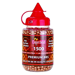 Crosman Copperhead 4.5mm Copper-Coated BBs (1500-count)