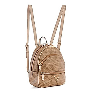 GUESS Manhattan Backpack, Latte Logo