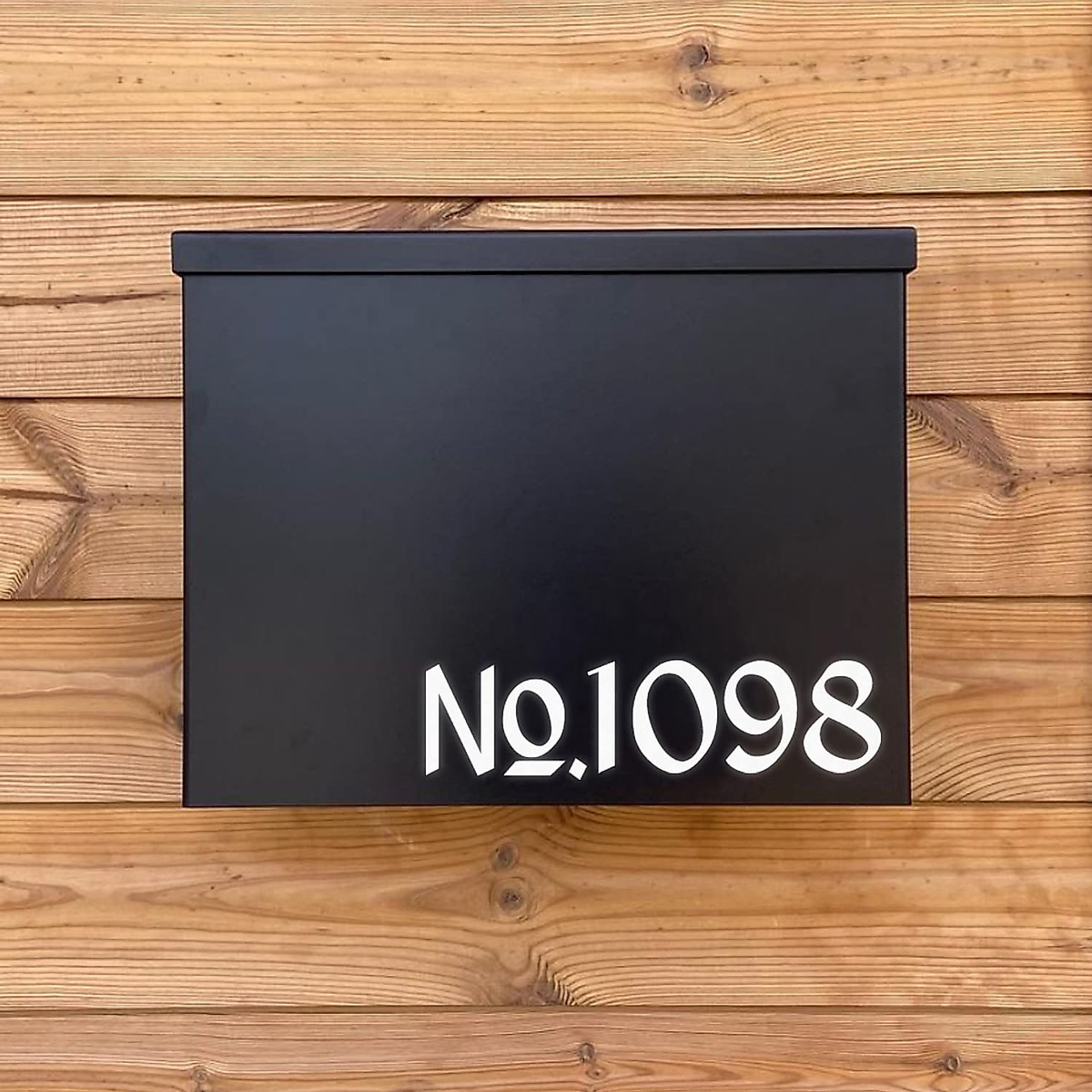 Reflective White 3 Sets Mailbox Numbers Sticker Decal Die Cut Bold King Style 3" Self Adhesive Premium Vinyl Numbers for Mailbox, Signs, Window, Door, Cars, Trucks, Home, Business, Address Number