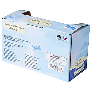 Silver Buffalo Gilmore Girls Latte Mug Ceramic Salt and Pepper Shaker