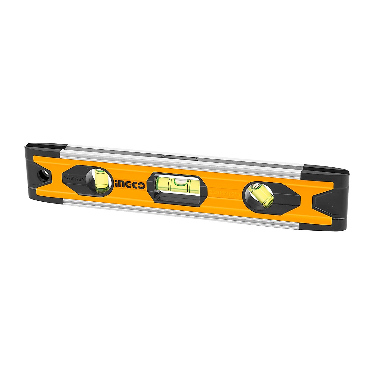 INGCO 9 Inch level Tool, Professional Torpedo Level Magnetic - Easy to Read Bubble Levels for Construction and DIY Projects