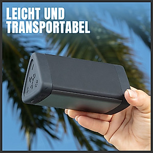 Cambridge Soundworks OontZ Upgraded Angle 3 Shower Plus Edition with Alexa, Waterproof Bluetooth Speaker, 10 W, Loud Crystal Clear Sound, Rich Bass, 100ft Wireless Range, Perfect Shower Speaker