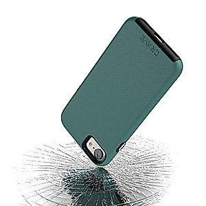 Crave Dual Guard for Apple iPhone SE 2022 (3rd gen) Case, SE 2020 (2nd gen) Case, iPhone 8 Case, iPhone 7 Case, Shockproof Protection Dual Layer Case for iPhone SE/8/7 (4.7 Inch) - Forest Green