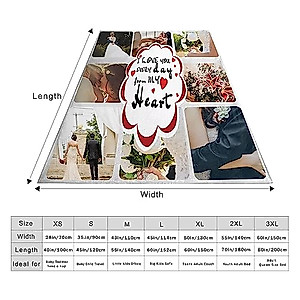 Tuoxiukan Retirement Blanket for Women 2023 Personalized Throw Blankets Soft Fuzzy Cozy Couch Blanket 60×80 Customized Floral Throw Blankets Fluffy Sofa Bed Blanket Gifts for Men