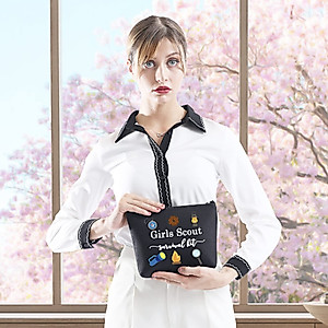 GJTIM Girls Scout Gift Scout Leader Gift Girls Scout Survival Kit Funny Zipper Pouch Accessories