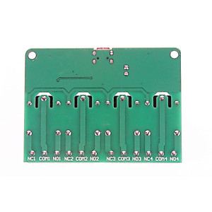 NOYITO HID Drive-free USB Computer Control Switch Relay Module USB Smart Switch Control Plug and Play (4-Channel Micro-USB)