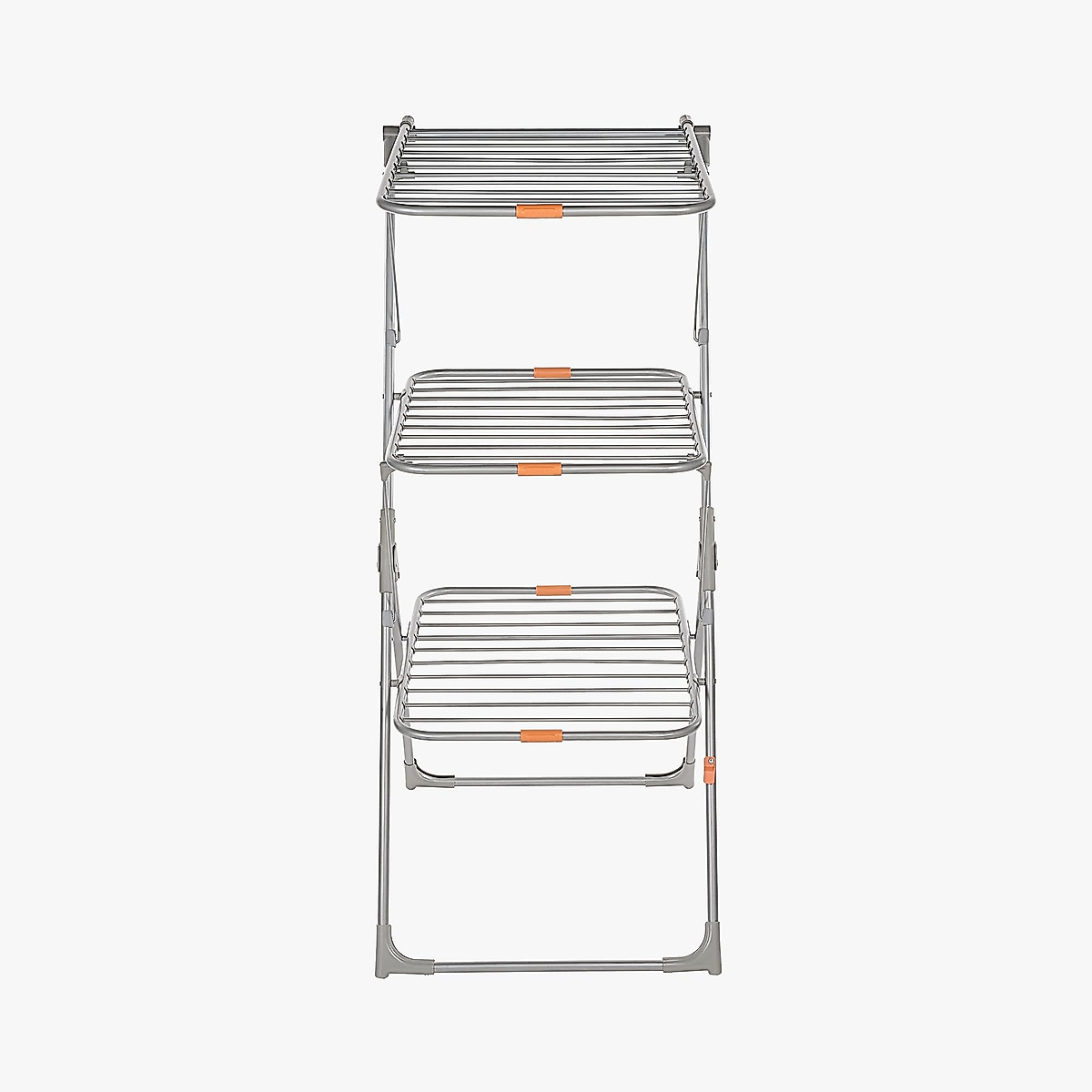 neatfreak Collapsible Drying Rack - Vertical 3-Tier Dryer Rack for Hanging & Air Drying Clothes, Socks, Hosiery and Towels - Space-Saving Laundry Hanger Dryer Rack with Adjustable Shelves