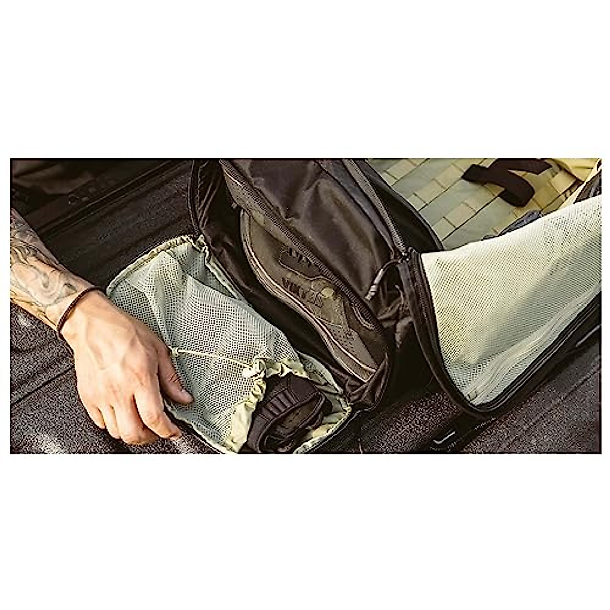 VIKTOS Tactical Weather-Resistant Range Trainer 44 Duffel Bag, Black