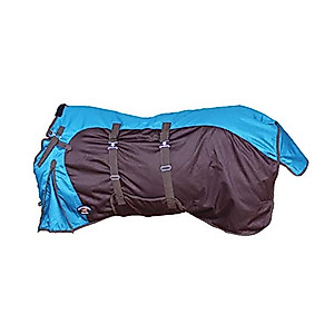 CHALLENGER 84" 1200D Horse Turnout Waterproof Heavy Weight Winter Blanket 5EE21TR
