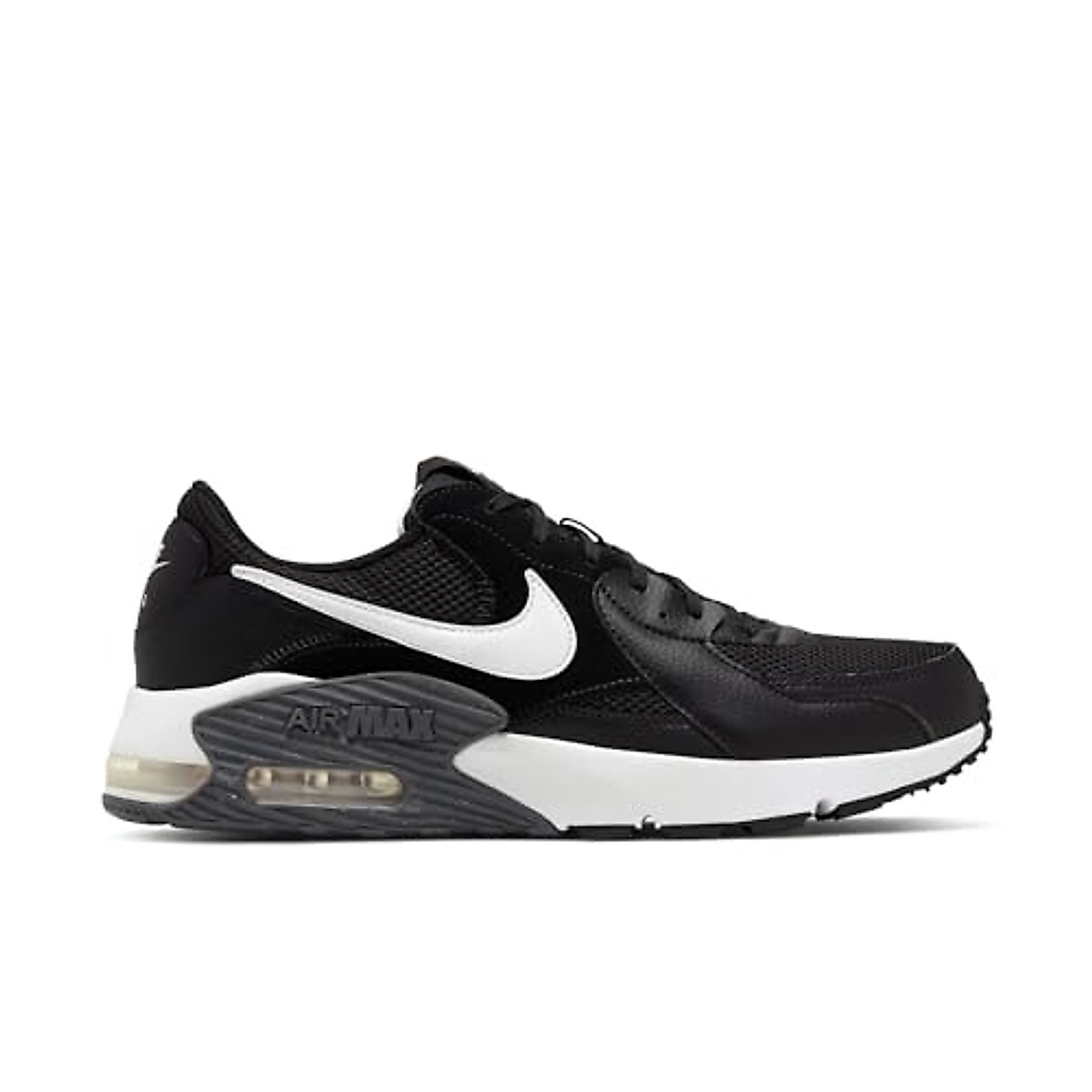 Nike Unisex Air Max Excee Shoes Sneaker, Black/White-Dark Grey, 10 US Men