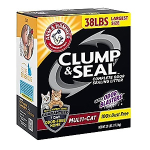 Arm & Hammer Clump & Seal Litter, Multi-Cat Litter 38 lb.