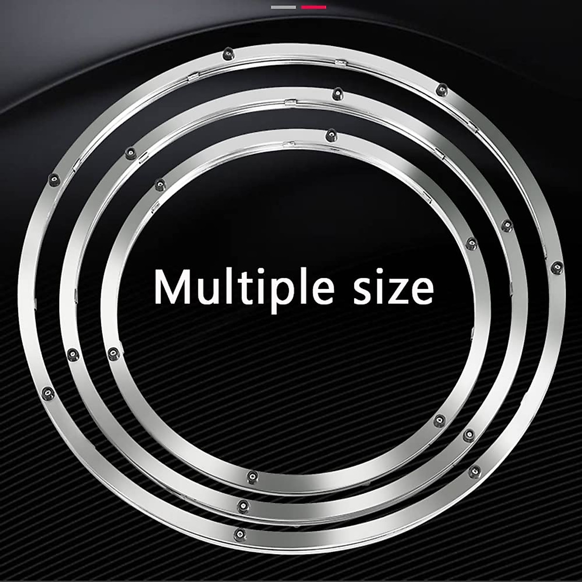 WEBUP Round Glass Tabletop Lazy Susan Rotating Serving Tray Heavy Duty Turntable For Dining Table, 26in/30in/34in/38in Large Swivel Plate, Transparent (Size : 68cm/26inch)