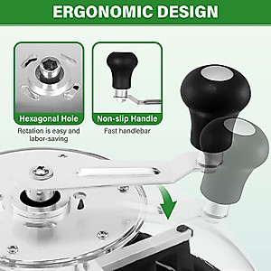 iPower 13 inch Leaf Bowl Trimmer Machine Twisted Spin Cut, 5-Gallon 5-Pack Bubble Bags Herbal Hash Filter with 25-Micron Press Screen and Scissors Included for Plant Bud and Flower