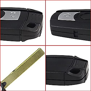 FLYPIG Remote Key Fob for BMW 3 5 6 Series 328i 335i 525i 528i 530i 2007 2008 2009 2010 2011 KR55WK49123 KR55WK49127 315MHz