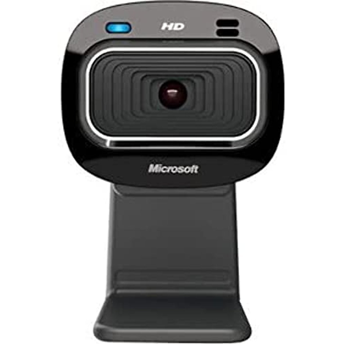 Microsoft LifeCam HD-3000 for Business with built-in noise cancelling Microphone, Light Correction, USB Connectivity with universal attachment base, for video calling on Microsoft Teams/Zoom