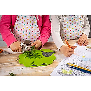 Kuhn Rikon Kinder Kitchen Essential Set, Pink and Purple, sharp enough to cut food but not small fingers,Pink / Purple Set