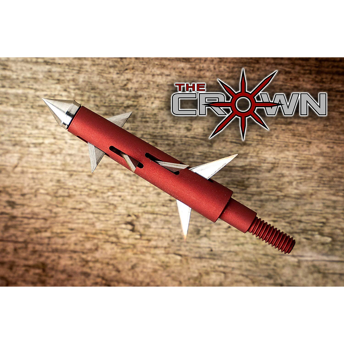 Crown Broadheads by Thorn - 100/125 Grain Broadheads for Crossbow/Compound Bow (100 Grain, Crossbow)