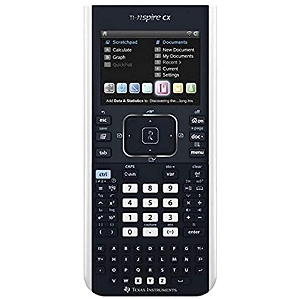 Texas N3/TBL/1E1 TI-Nspire CX Graphing Calculator, Black