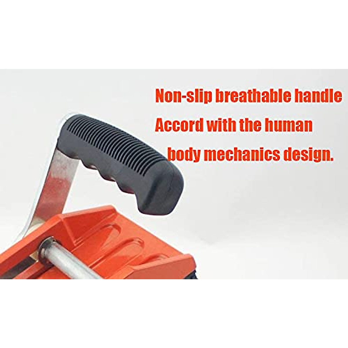 E-Found 2PCS Doubld Handed Carrying Clamps,2.36 inch Granite Stone Panel Carriers Lifing Tools for Granite Stone Quartz Worktops Slabs Marble with Rubber-lined 770lbs Moving Glass Clamp