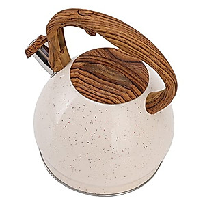 3L Whistling Tea Kettle Ergonomic Handle Rustproof L Steel Whistling Kettle For Gas Stove Induction Cooker 3L Whistling Tea Kettle