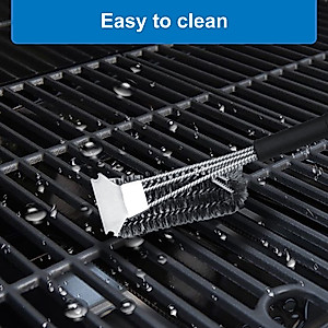 Uniflasy Cast Iron Cooking Grates for Expert Grill 720-0968C 5-Burner Propane Gas Grill Cooking Grid Replacement Part Kit (2X Grids)