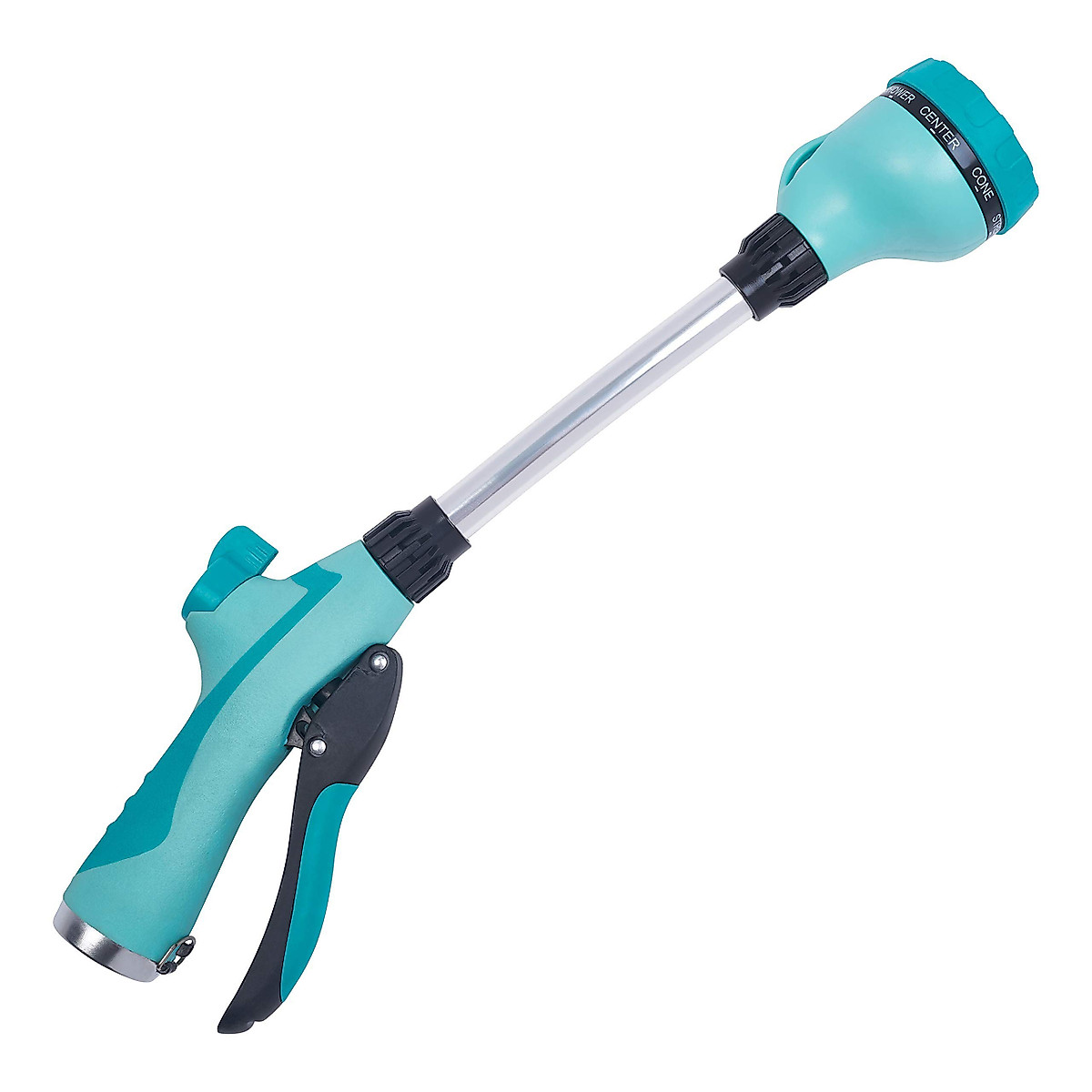 Sprout 65104-AMZ Melnor 8-Pattern 15" Watering Wand and QuickConnect Product Adapter Amazon Bundle, Gooseberry Green