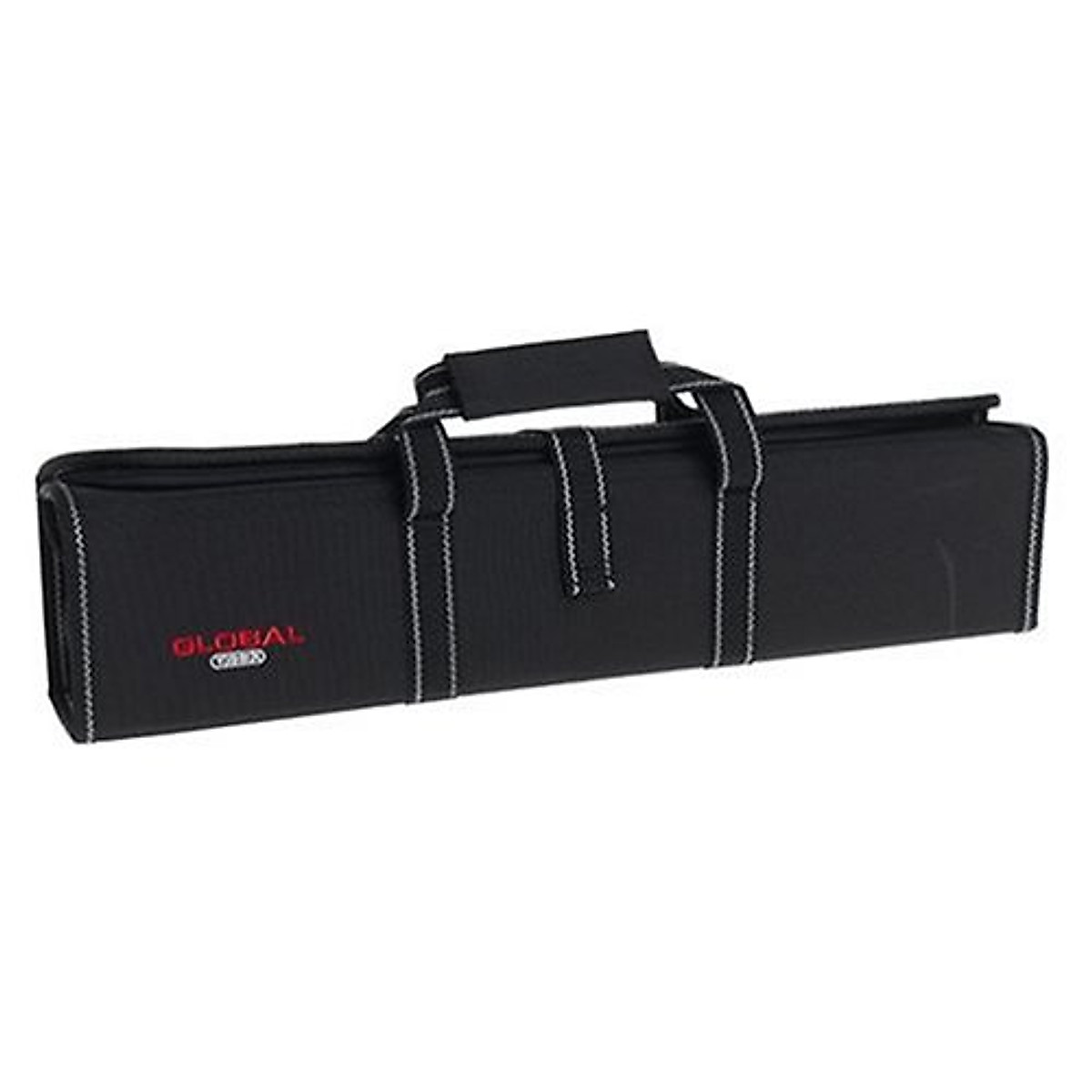 Global G-667/11-Knife Case with Handle and 11 Pockets, 1, Black