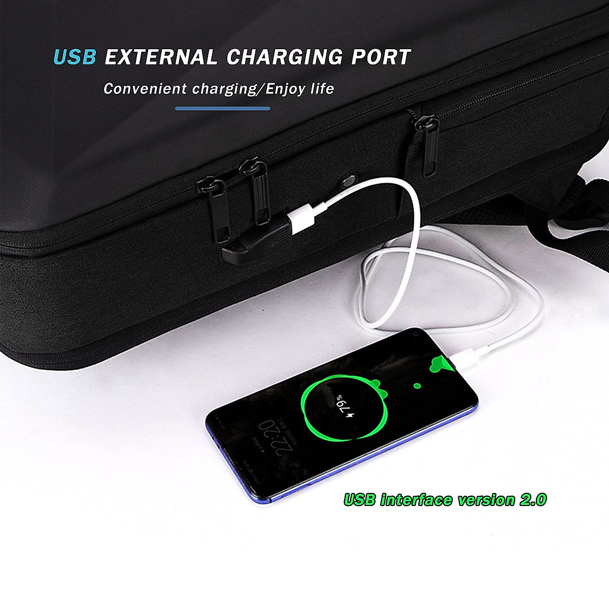 DUTUI 17.3 Inch Laptop Bag Backpack E-Sports Backpack Hard Shell Travel Backpack is Waterproof, Suitable for Travel/Gaming Lovers,Red