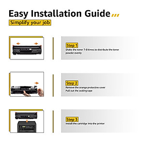 CMYBabee Compatible for Canon 137 Black Toner Cartridge Replacement for CRG137 MF236n D570 LBP151dw MF247dw MF249dw MF232w MF242dw MF244dw MF216n MF227dw MF212w ImageClass Printer Ink (Black, 4-Pack)