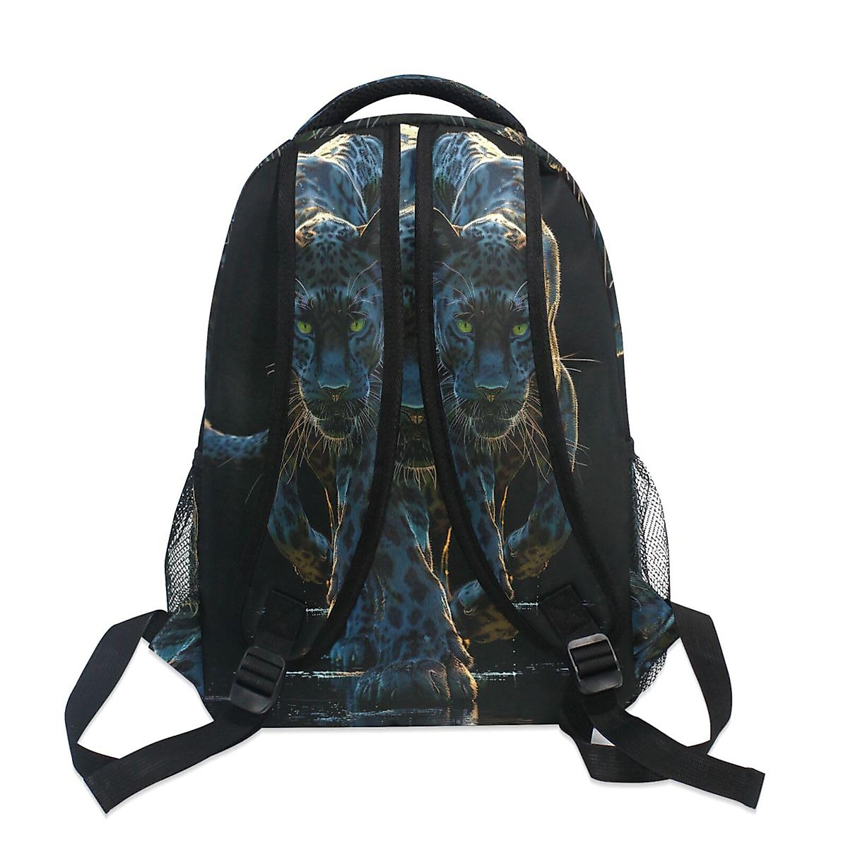 xigua Fierce Black Panther Student Backpack for Boy Girl ,Travel Laptop Backpack,Durable Water Resistant College School Backpack Laptop Bag for Fits 15Inch Notebook