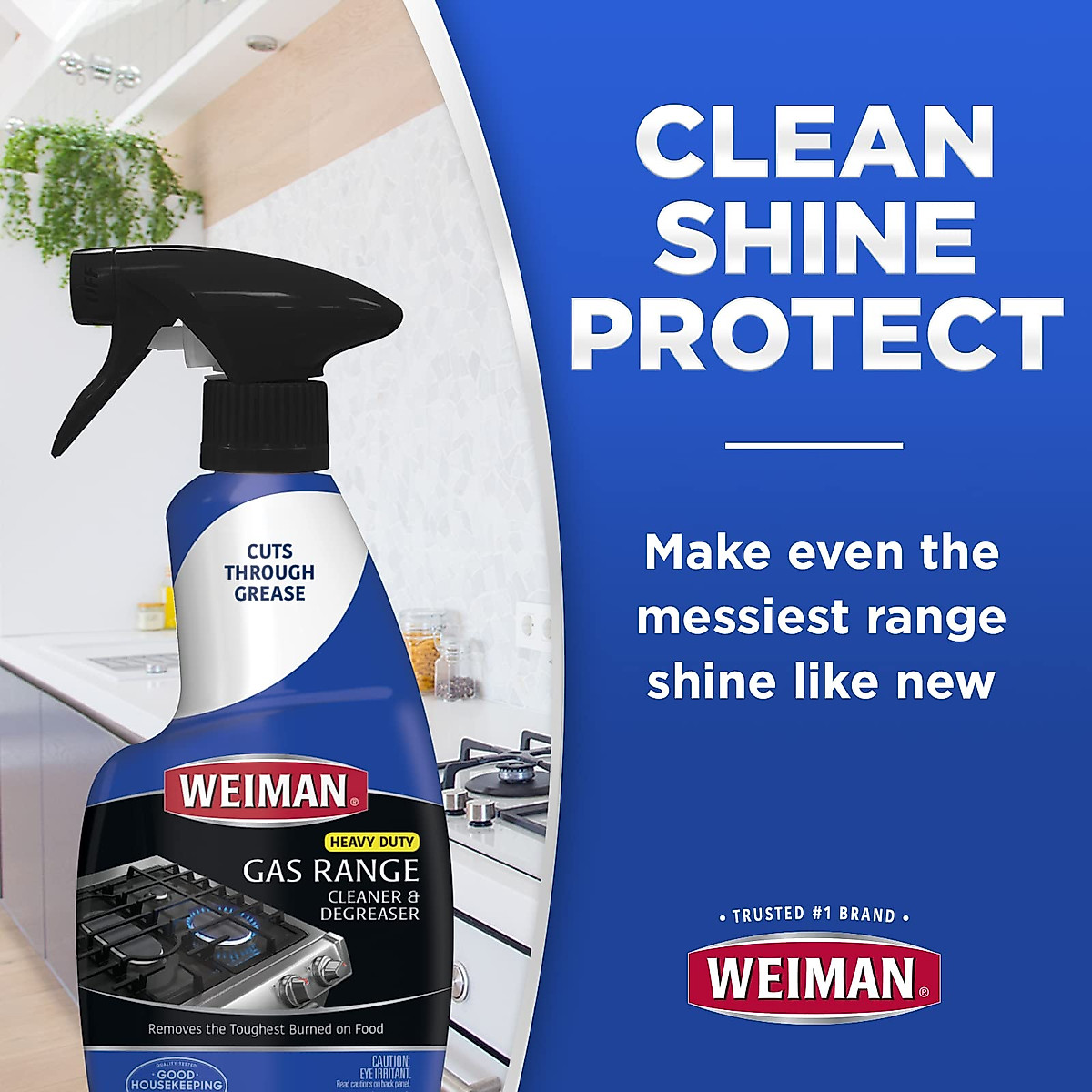 Weiman Gas Range Cleaner and Degreaser - 12 Ounce - Packaging May Vary