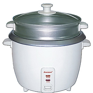 Brentwood Rice Cooker, 4 Cups, White