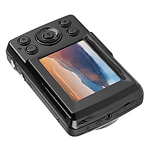 01 Digital Camera Recorder, HD Digital Video Camera with Fill Light 2.4 inch LCD Display for Outdoor for Beginner for Teens Kids(Black)